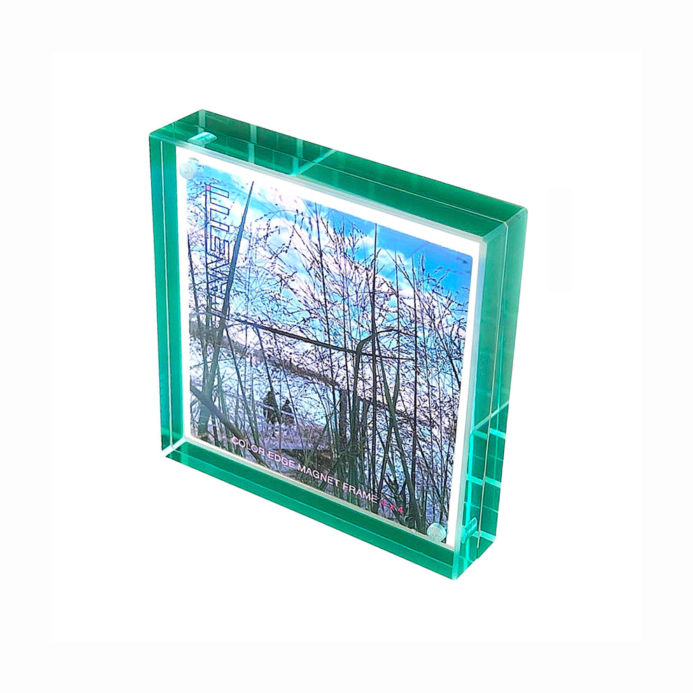 Color Edge Magnet Frame in Green by Canetti – Canetti Design Group